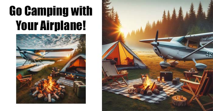 * Airplane Camping