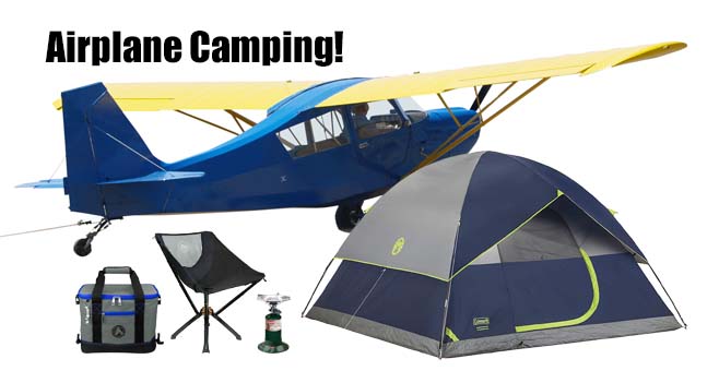 * Airplane Camping
